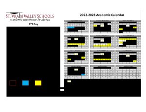Calendario de 177 días de agosto a julio - Escuelas de St. Vrain Valley