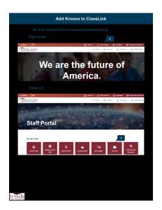 Add Kronos to ClassLink – St. Vrain Valley Schools
