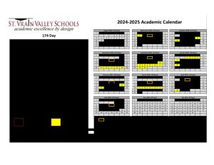 174 Day Calendar 2024-2025 August – July – St. Vrain Valley Schools